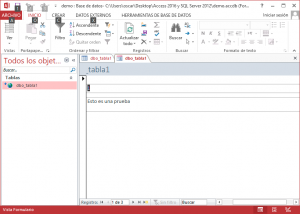 Palentino Blog - Conexión con SQL Server 2017 desde Microsoft Access
